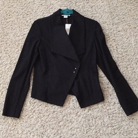 Dalia Collection | Jackets & Coats | Nwt Dalia Collection Black Lapel ...